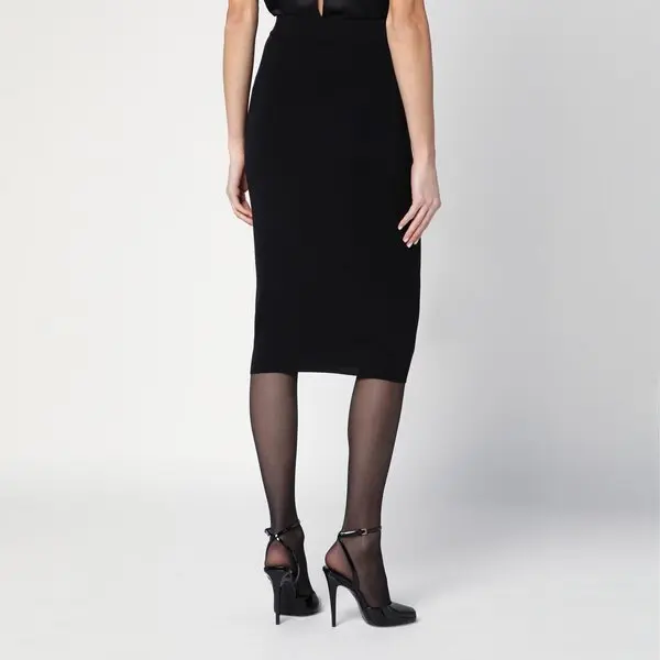 Saint Laurent Wool Pencil Skirt