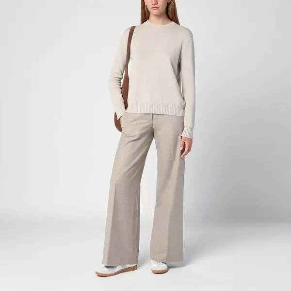 QL2 QUELLEDUE Mélange Wool Trousers