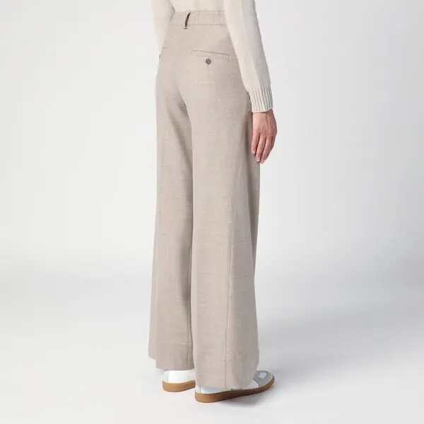 QL2 QUELLEDUE Mélange Wool Trousers