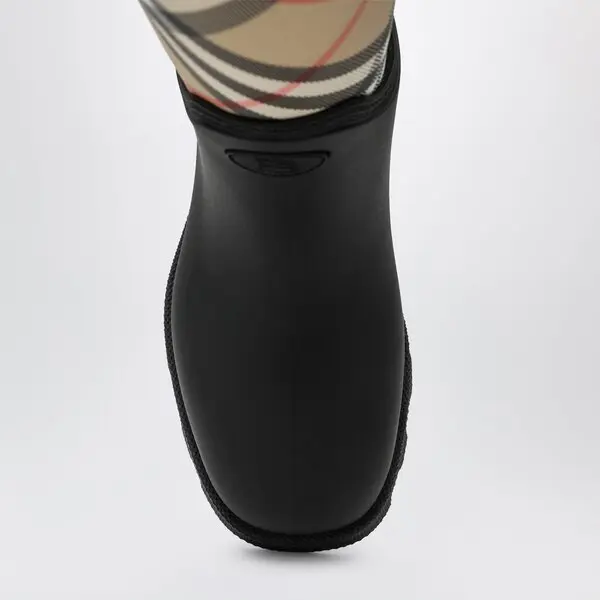 Burberry Tall Marsh Stamp Rubber Boots