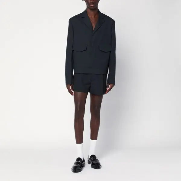 Gucci Wool Gabardine Single-breasted Jacket