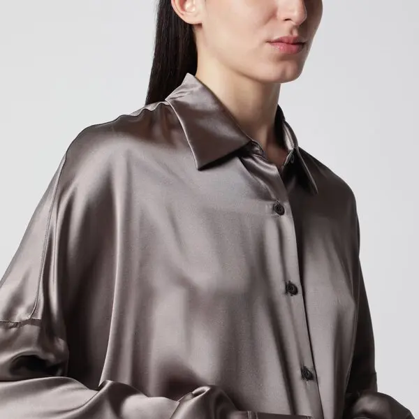 Dries Van Noten Silk Shirt - Grey