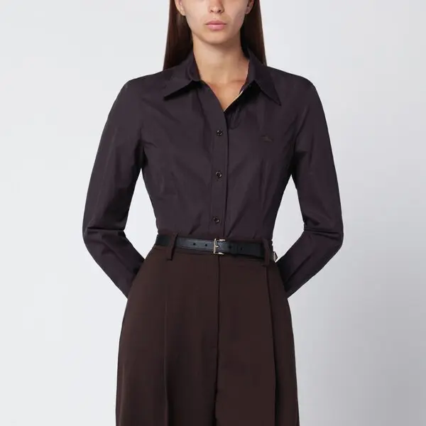 Burberry Cotton Shirt With Check Motif