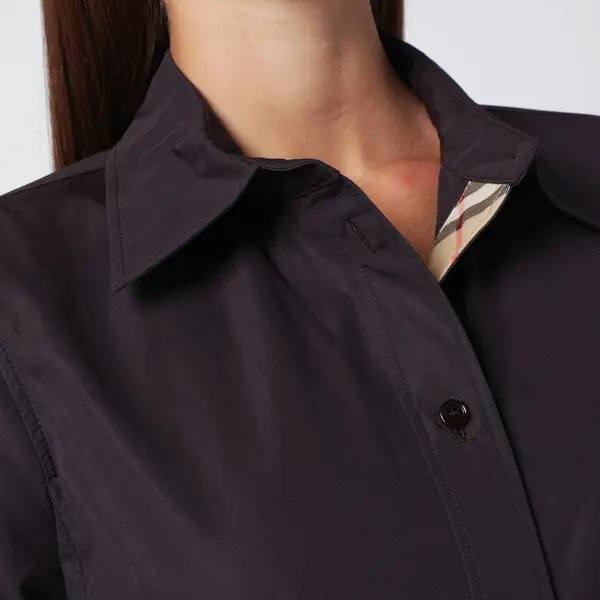 Burberry Cotton Shirt With Check Motif