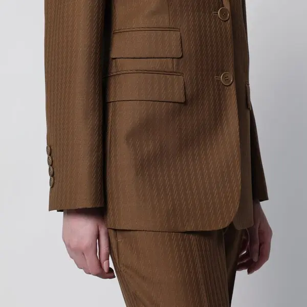 Burberry Tailored Single-breasted Jacket In Wool And Mohair