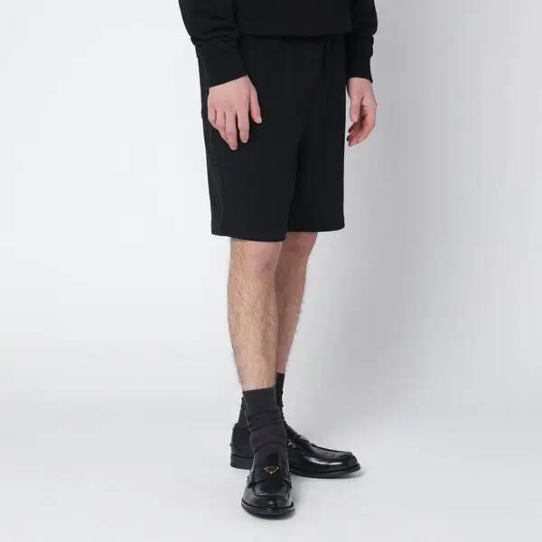 Burberry Logo Terry Cotton Shorts