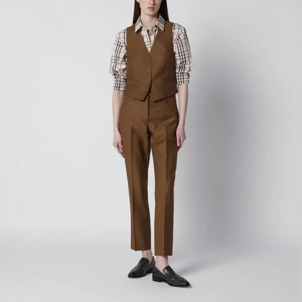 Burberry Wool And Mohair Trousers