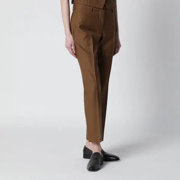 Burberry Wool And Mohair Trousers