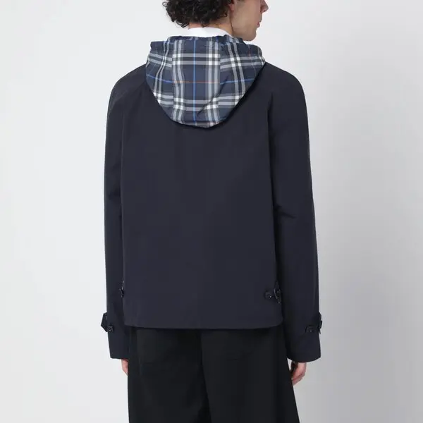 Burberry Reversible Cotton Jacket With Check Pattern