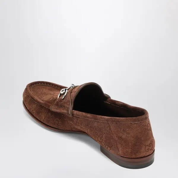 Gucci Horsebit 1953 Suede Loafers - Brown