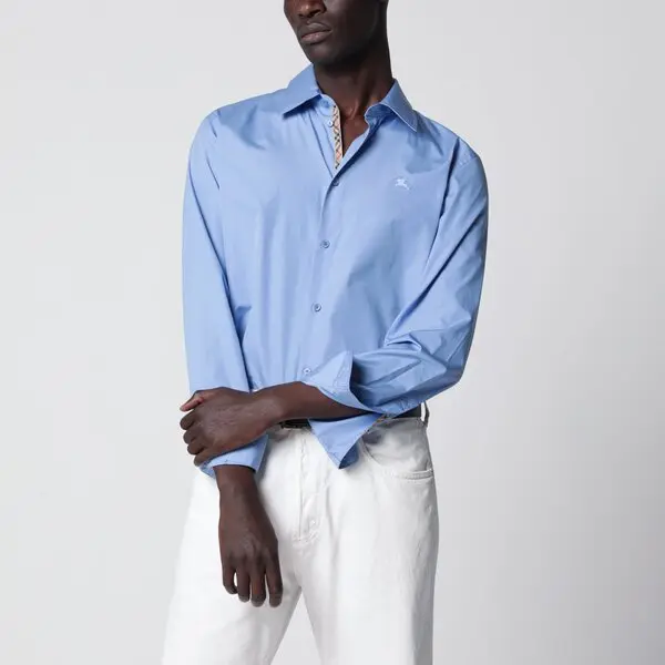 Burberry Cornflower Cotton Poplin Shirt