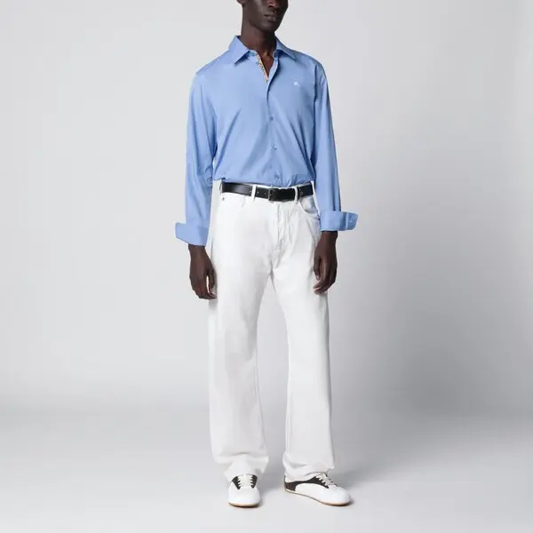 Burberry Cornflower Cotton Poplin Shirt
