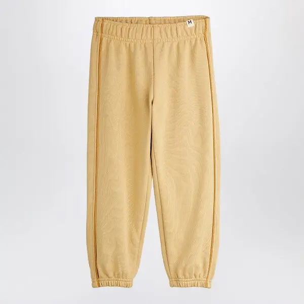 MINI RODINI Relaxed Fit Organic Cotton Sweatpants With Piping