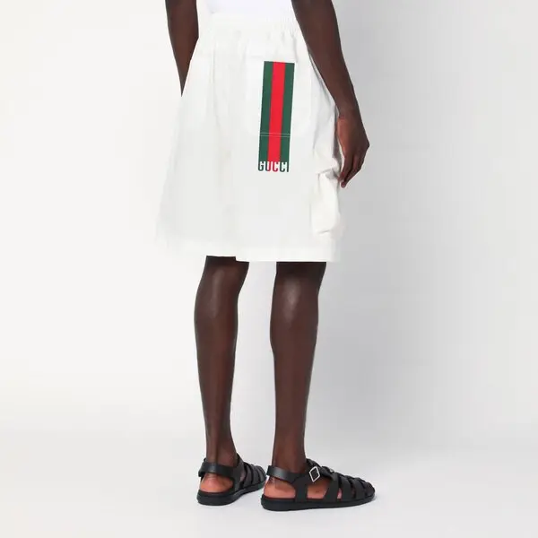 Gucci Cotton Poplin Cargo Shorts