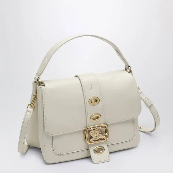 Burberry Lambskin Rider Shoulder Bag - Beige