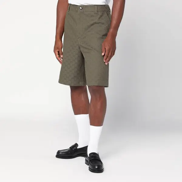 Gucci Forest Gg Monogram Bermuda Shorts
