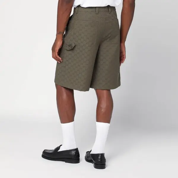Gucci Forest Gg Monogram Bermuda Shorts