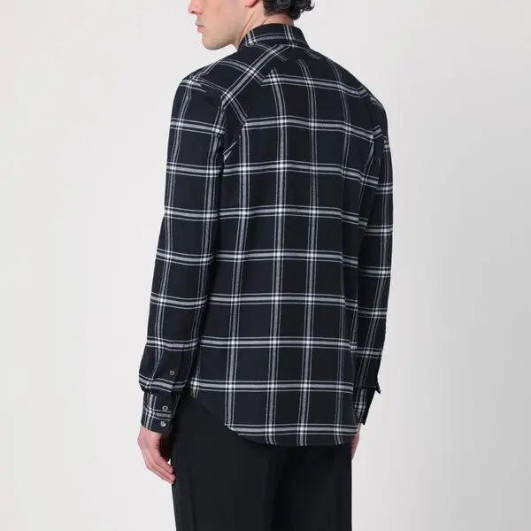 Alexander McQueen Cotton Flannel Checkered Shirt