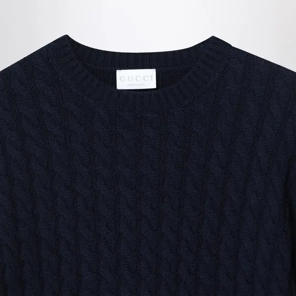 Gucci Cable Knit Wool Sweater