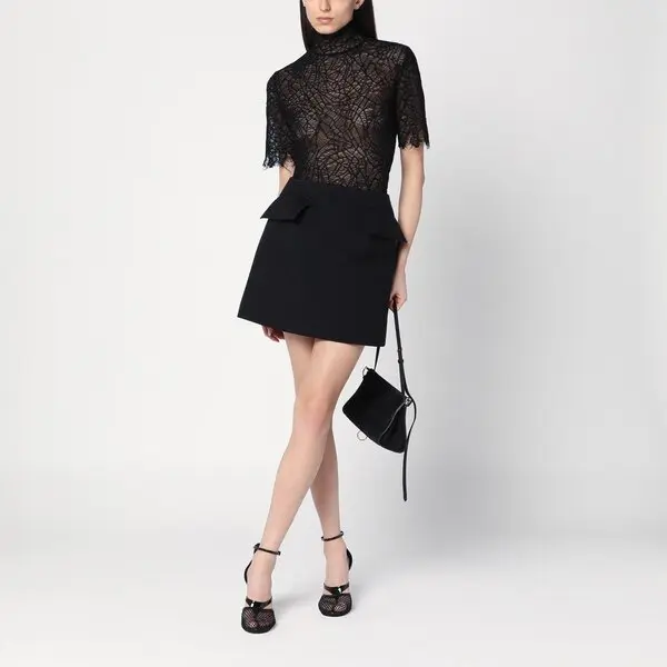 Alexander McQueen Wool Mini Skirt