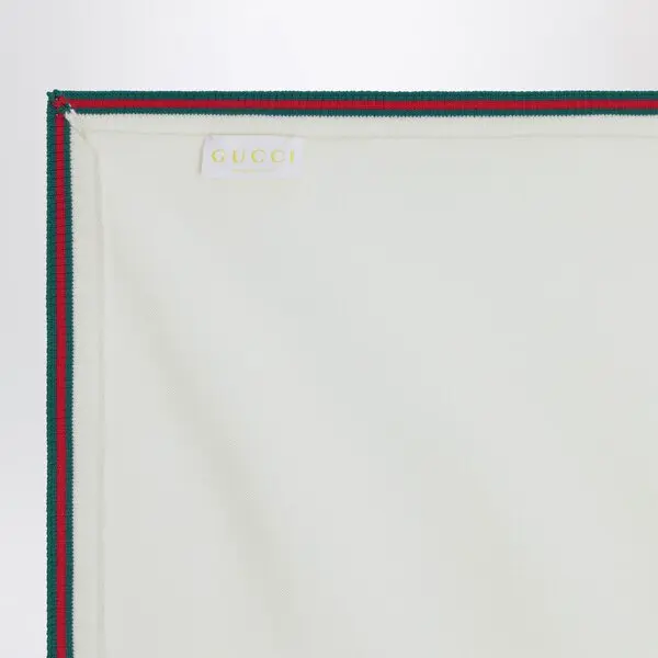 Gucci Wool Blanket With Web Tape