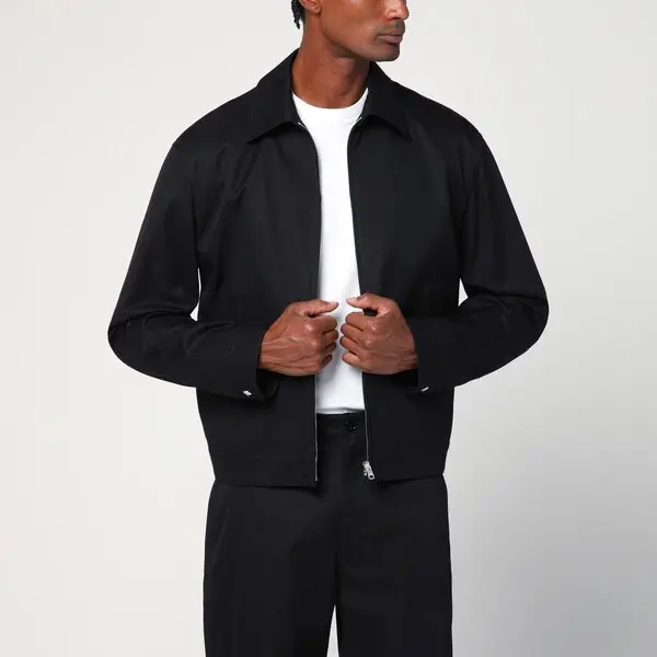 Gucci Cotton Twill Jacket With Web Detail