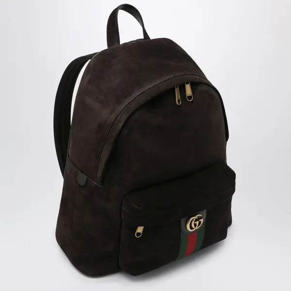 Gucci Ophidia Suede Backpack - Brown