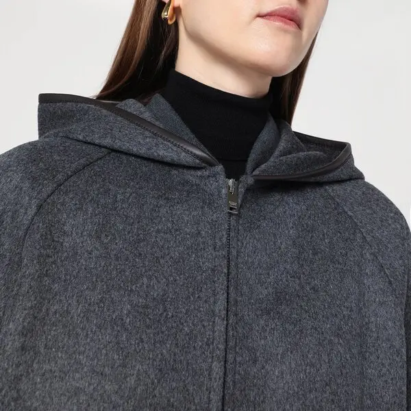 Bottega Veneta Hooded Wool Jacket
