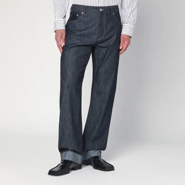 Bottega Veneta Indigo Jeans With Cuff