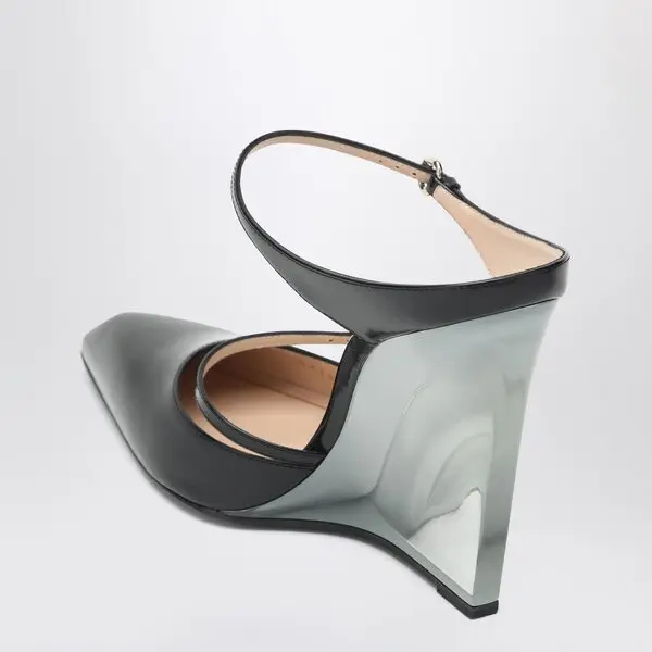 Gucci Sabots With Transparent Wedge