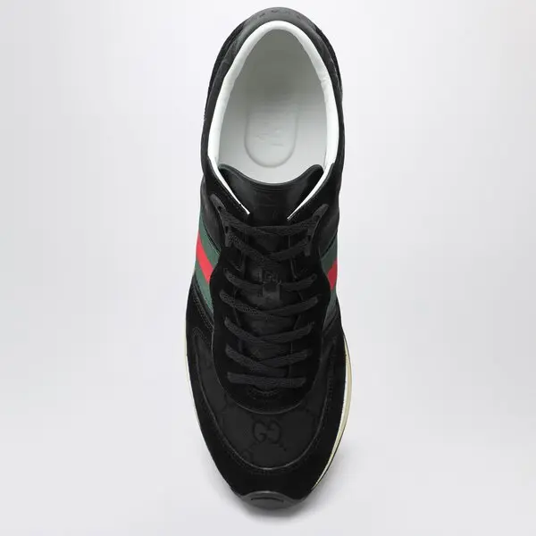 Gucci Gg Nylon And Suede Sneakers