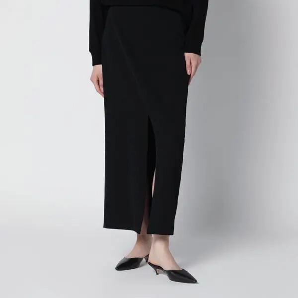 THE ROW Iphora High-waisted Wool Column Skirt