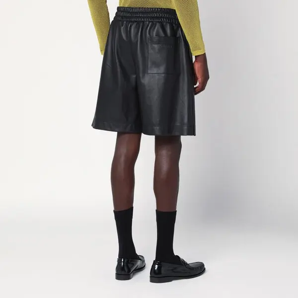 Gucci Leather Bermuda Shorts