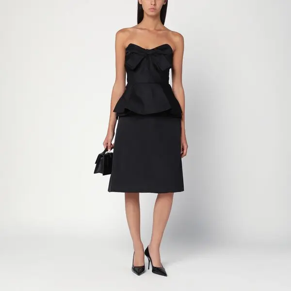 Alexander McQueen Strapless Corset Top