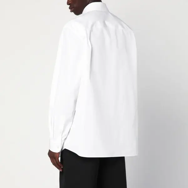 Gucci Cotton Shirt With Logo Embroidery