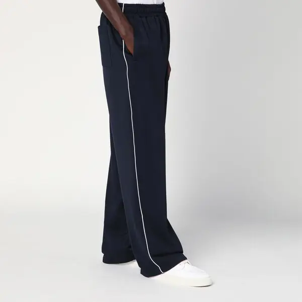 Gucci Navy Pants In Technical Jersey