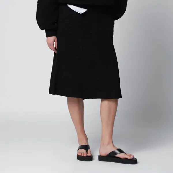 Dries Van Noten Viscose-blend Skirt With Floral Motif