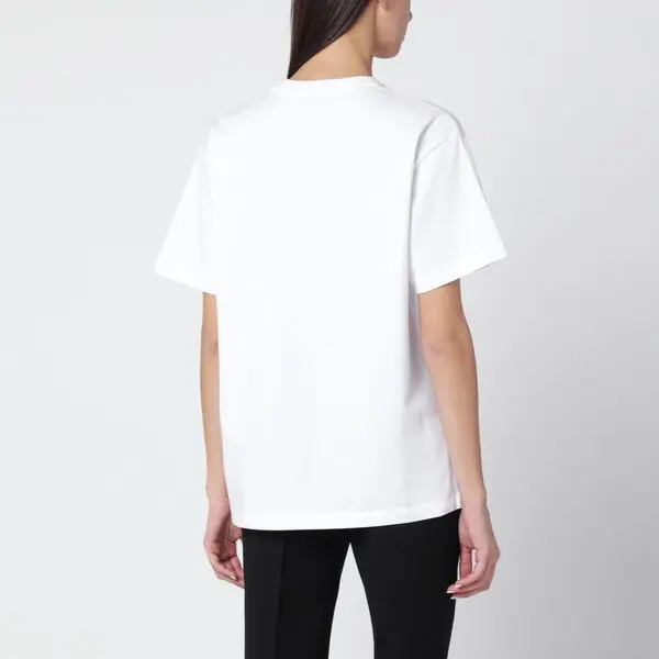 Gucci Cotton Jersey T-shirt With Gg Interlock Embroidery