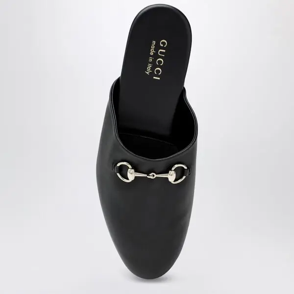 Gucci Leather Mules With Horsebit