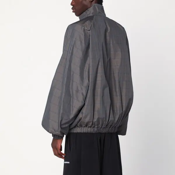 Balenciaga Nylon Zip-up Jacket With Logo