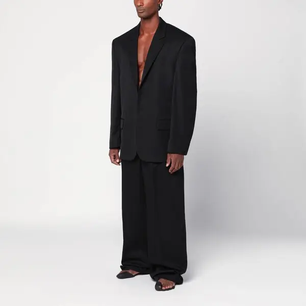 Balenciaga Single-breasted Jacket In Wool
