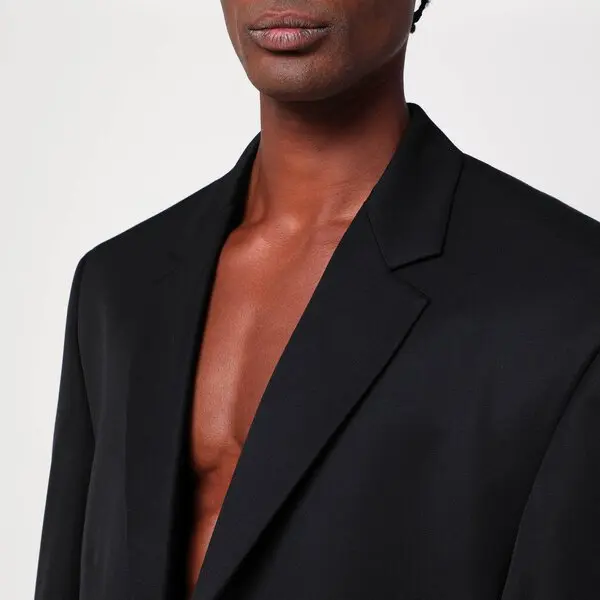 Balenciaga Single-breasted Jacket In Wool