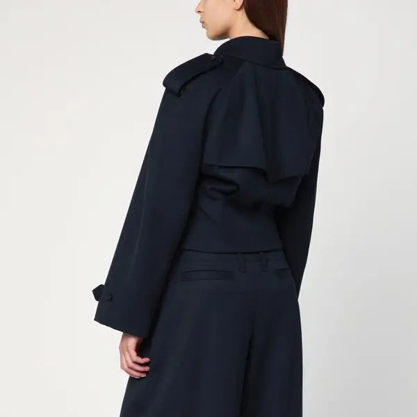 Alexander McQueen Navy Double-breasted Jacket
