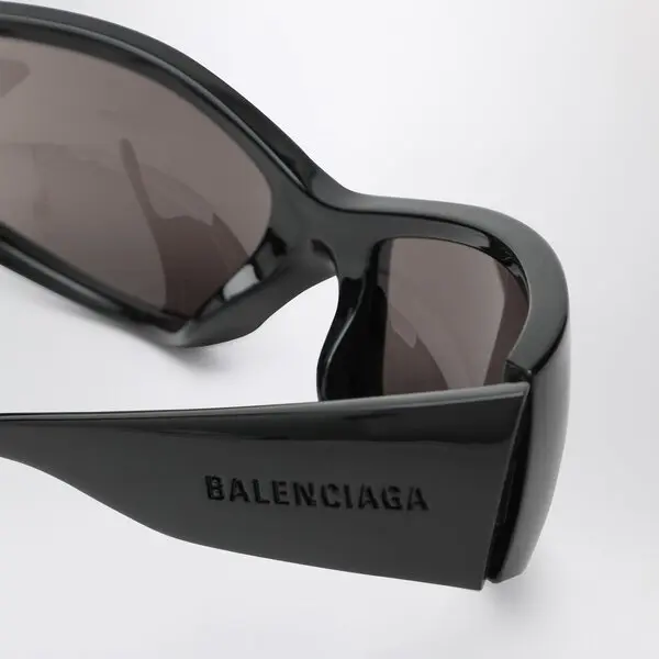 Balenciaga Acetate Logo Lettering Sunglasses