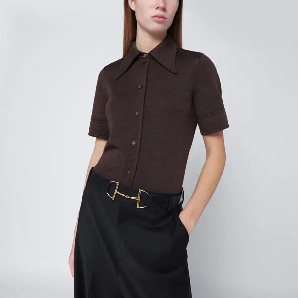 Gucci Belt With Oversized Horsebit Buckle