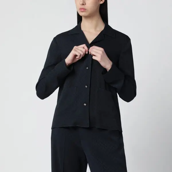 Gucci Jacquard Silk-blend Shirt