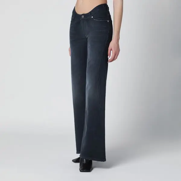 Balenciaga Wide-leg Jeans - Blue