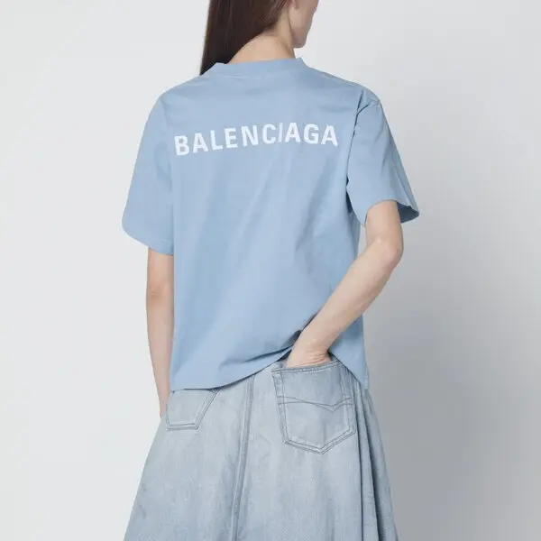Balenciaga Medium Fit T-shirt With Logo