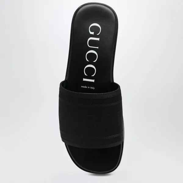 Gucci Jacquard Fabric Slides