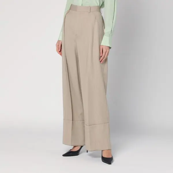 Victoria Beckham Wool Wide-leg Trousers